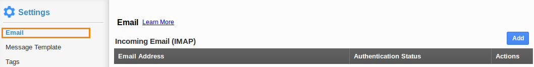 How do I customize Emails in home dashboard?