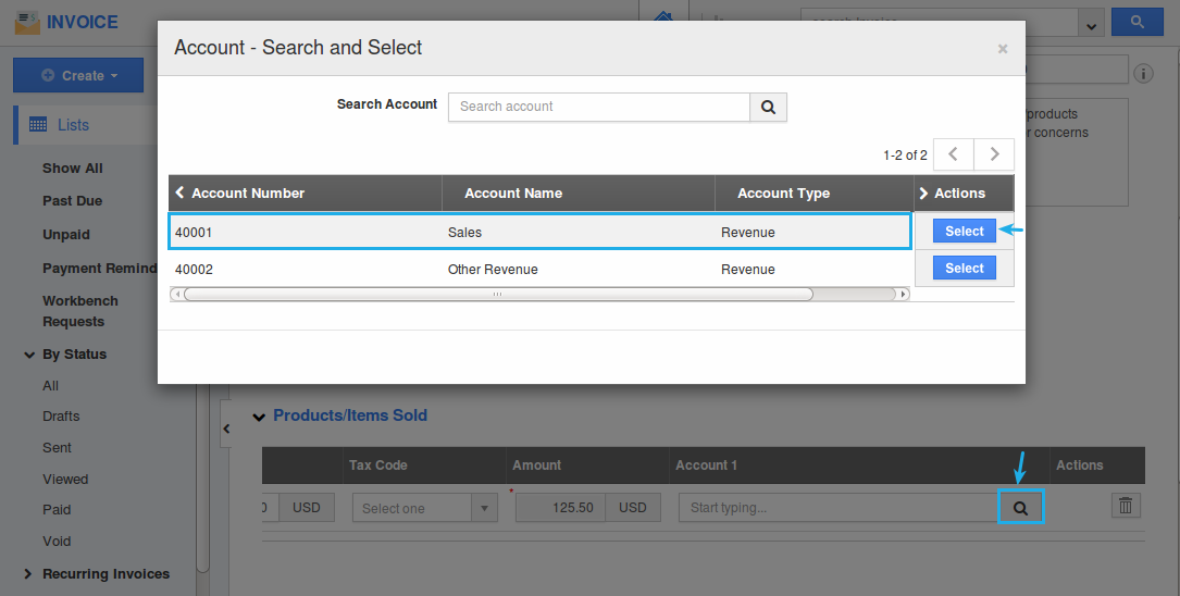 How do I Create Invoice with Single or Multiple Accounts Syncing with Xero?