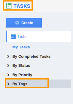 How do I view tasks by tags?