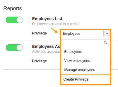 How do I Customize Reports in Employees App?