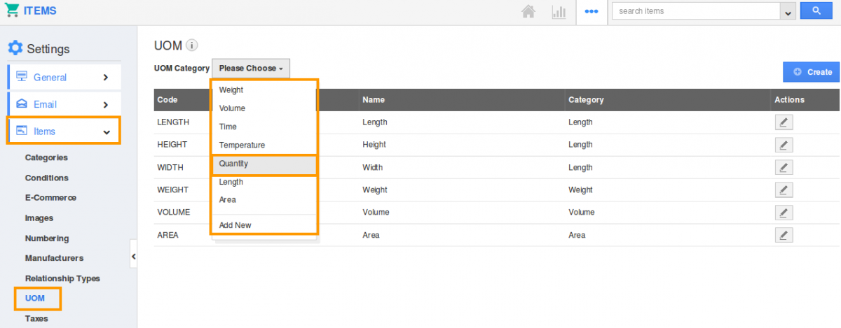 How do I create Primary UOM in items app? | Apptivo FAQ