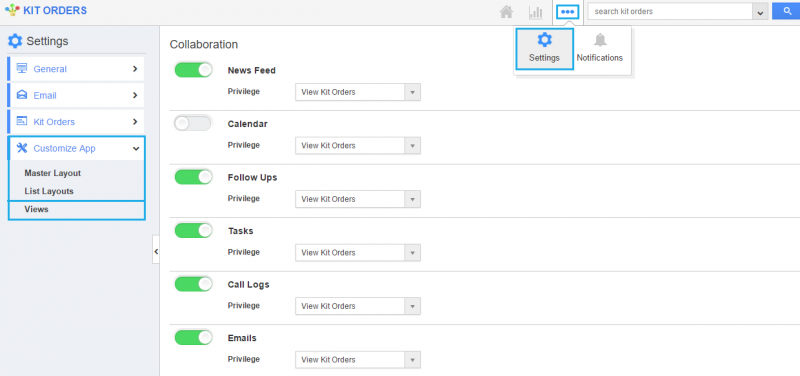 Customize The Default Home Page View In The Kit Orders App Customize The Default Home Page View In The Kit Orders App